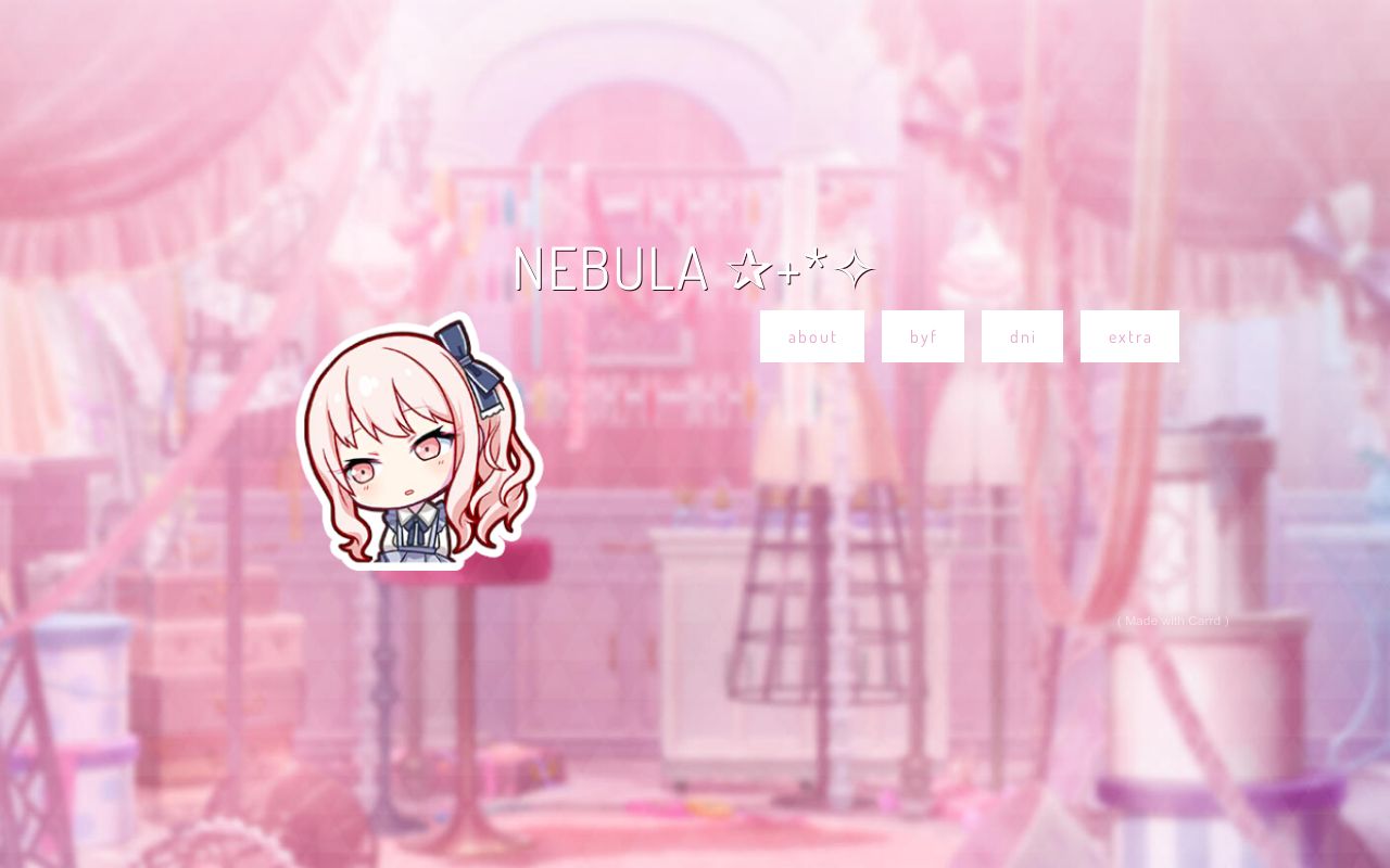 welcome [nebularays.carrd.co]